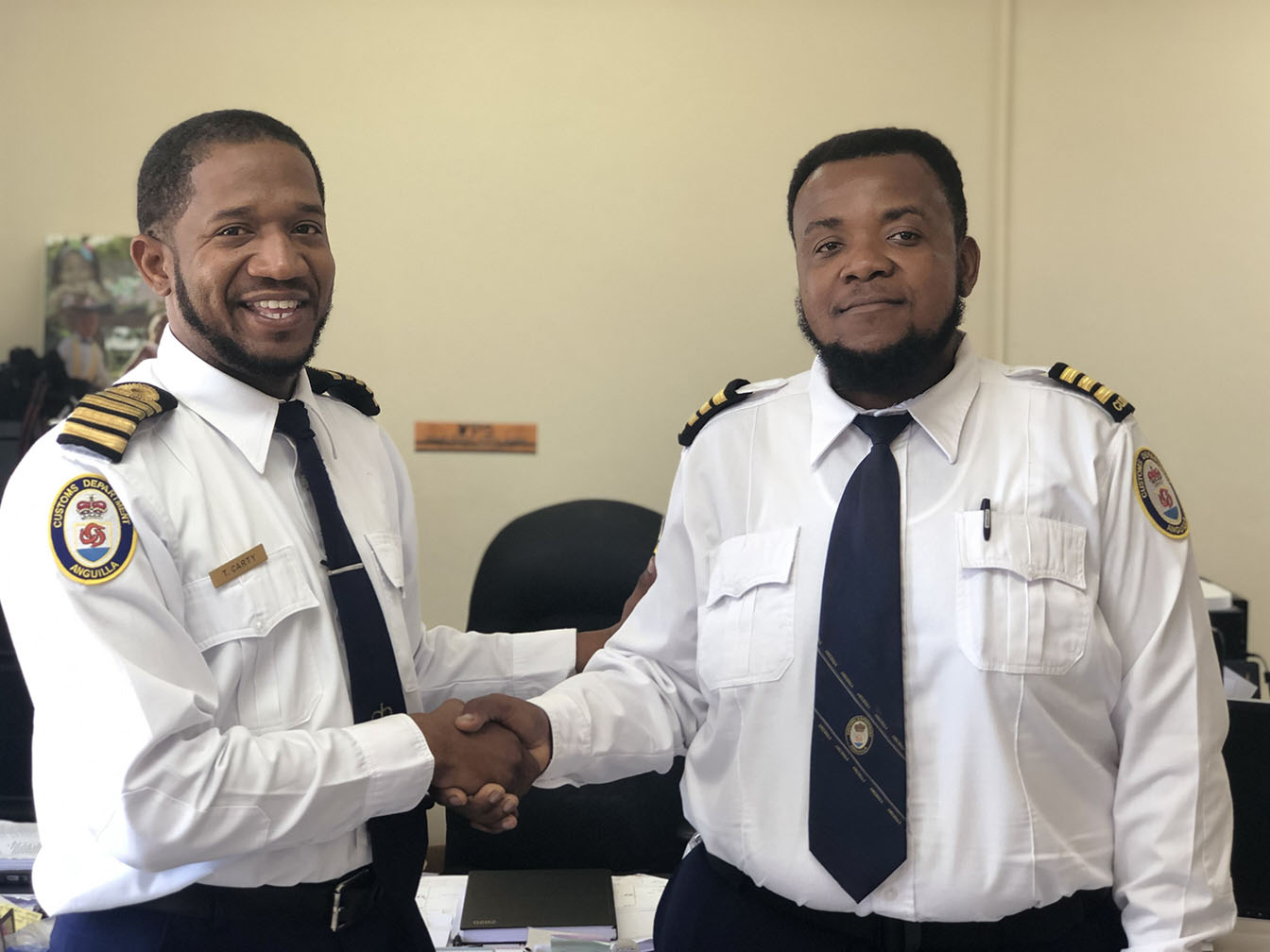 Anguilla Customs Promotes Four Officers - Anguilla Customs Department